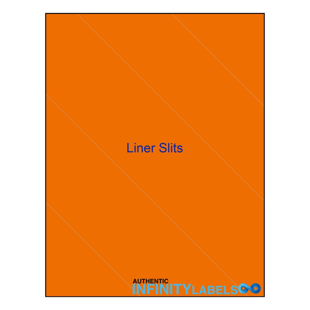 Sheeted Labels: 8-1/2" x 11"Ê Orange FL LabelsÊ Perm Adhesive – Infinity Labels