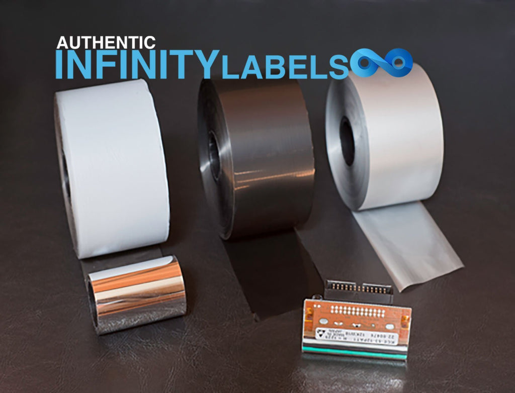 Thermal Transfer Ribbons - 4.17" x 1969' - Black Near Edge Wax – Infinity Labels