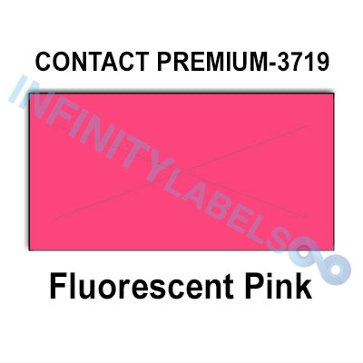 80,000 Contact Premium compatible 3719 FL Pink Labels – Infinity Labels