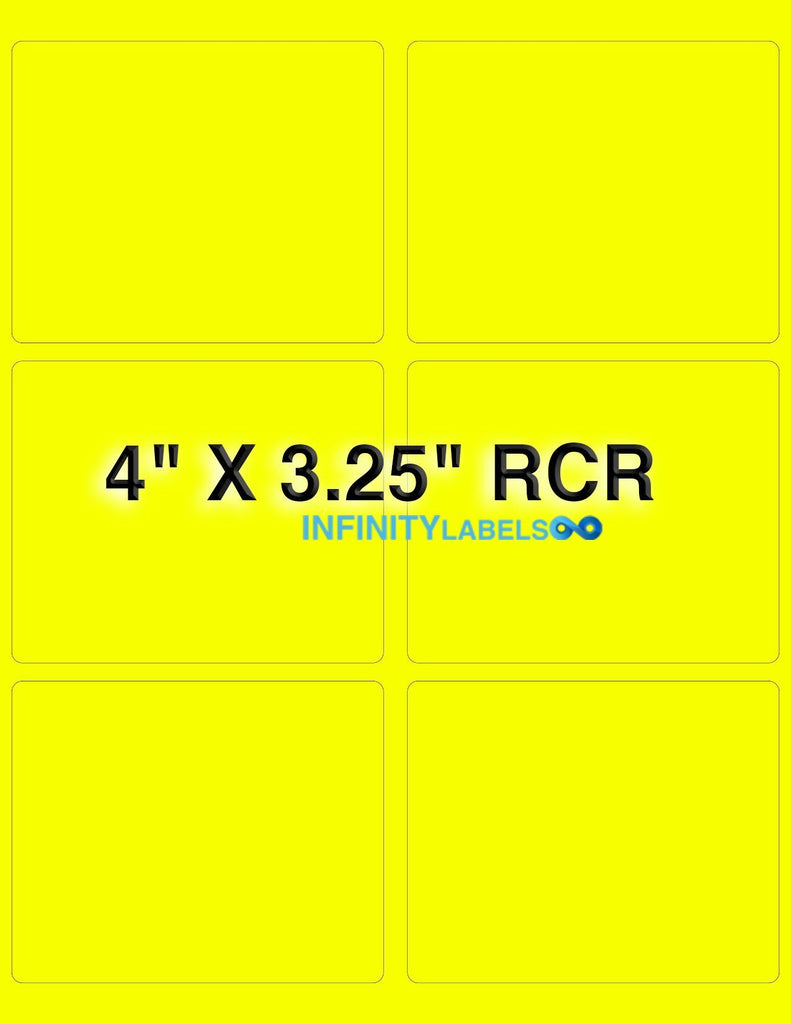 Fl Yellow Paper [300 sheets] 4 x 3.25 Laser Sheets - 6 LPS – Infinity ...