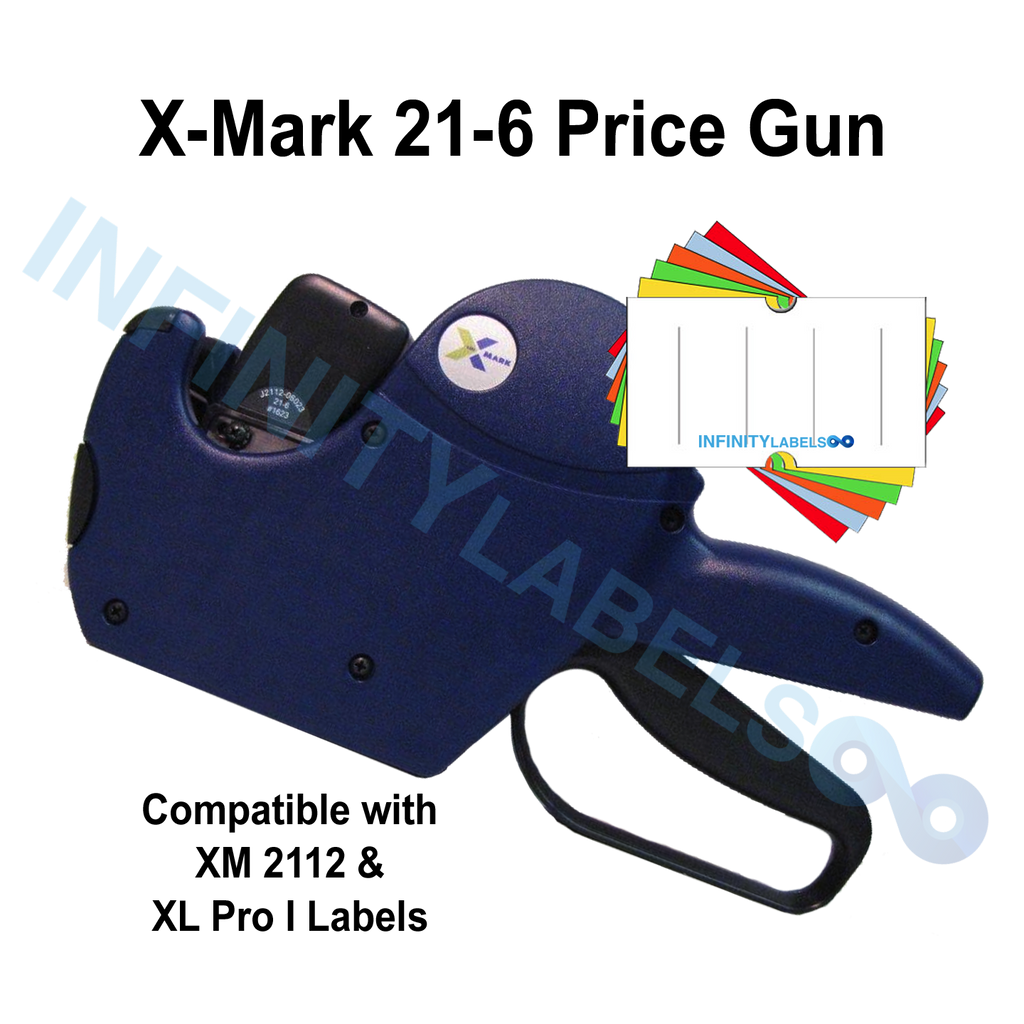 X-Mark Price Gun: TXM 21-6 [1 Line / 6 Characters] – Infinity Labels