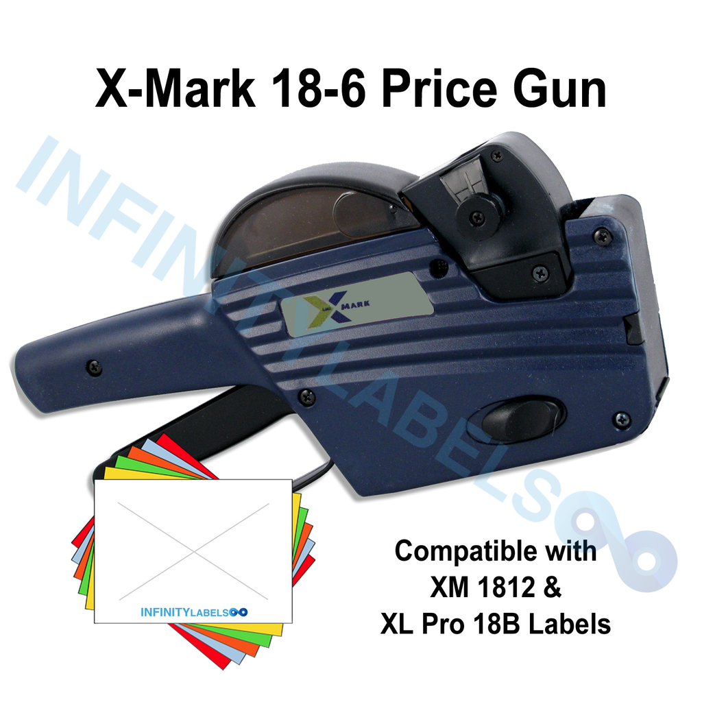 X-Mark Price Gun: TXM 18-6 [1 Line / 6 Characters] – Infinity Labels